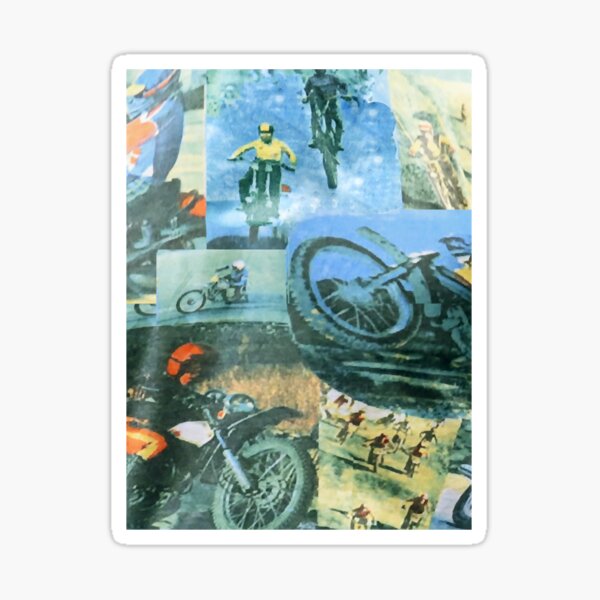"tyler durden motocross " Sticker for Sale by Bethyman | Redbubble