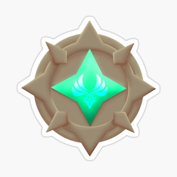 "Genshin Impact Otherworld Anemo Vision" Sticker for Sale by James-or ...