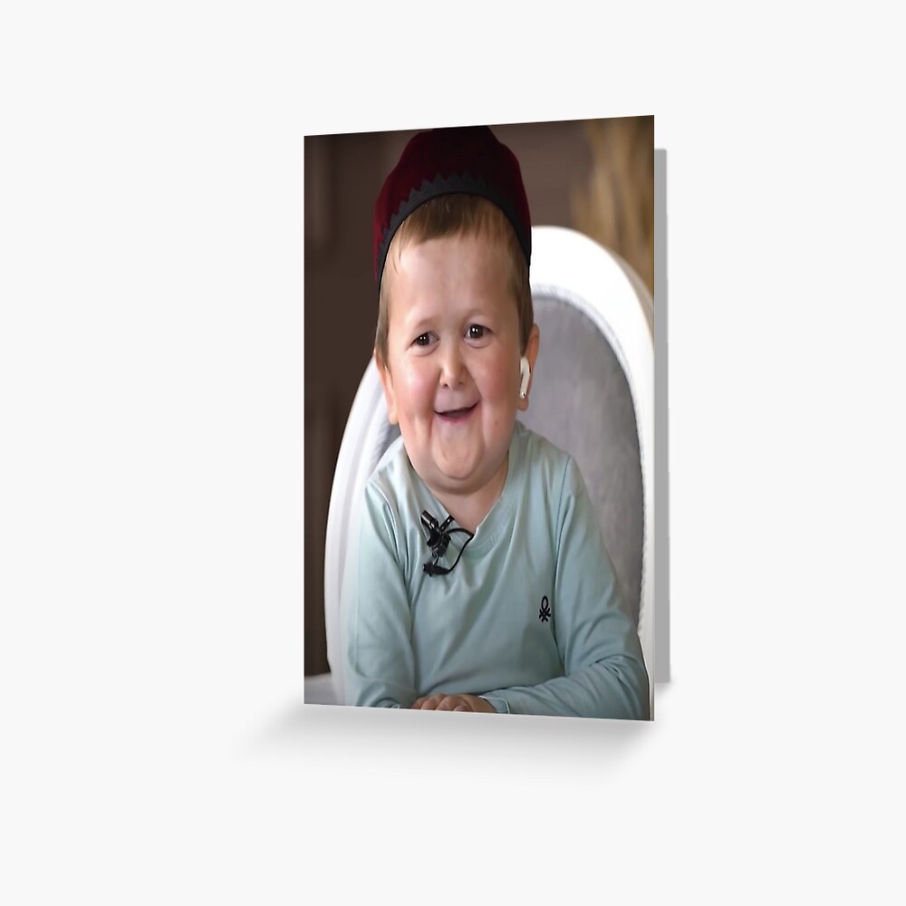 "Hasbulla Laughing Funny Cute" Greeting Card by BitternotMeme | Redbubble