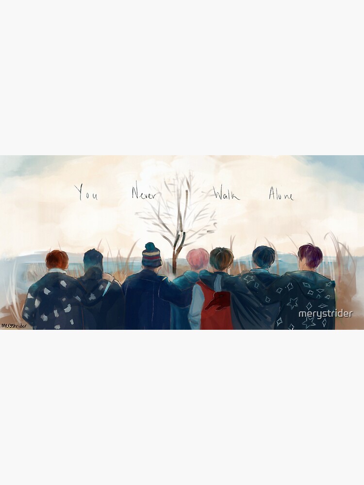 "ynwa - ot7 " Sticker for Sale by merystrider | Redbubble