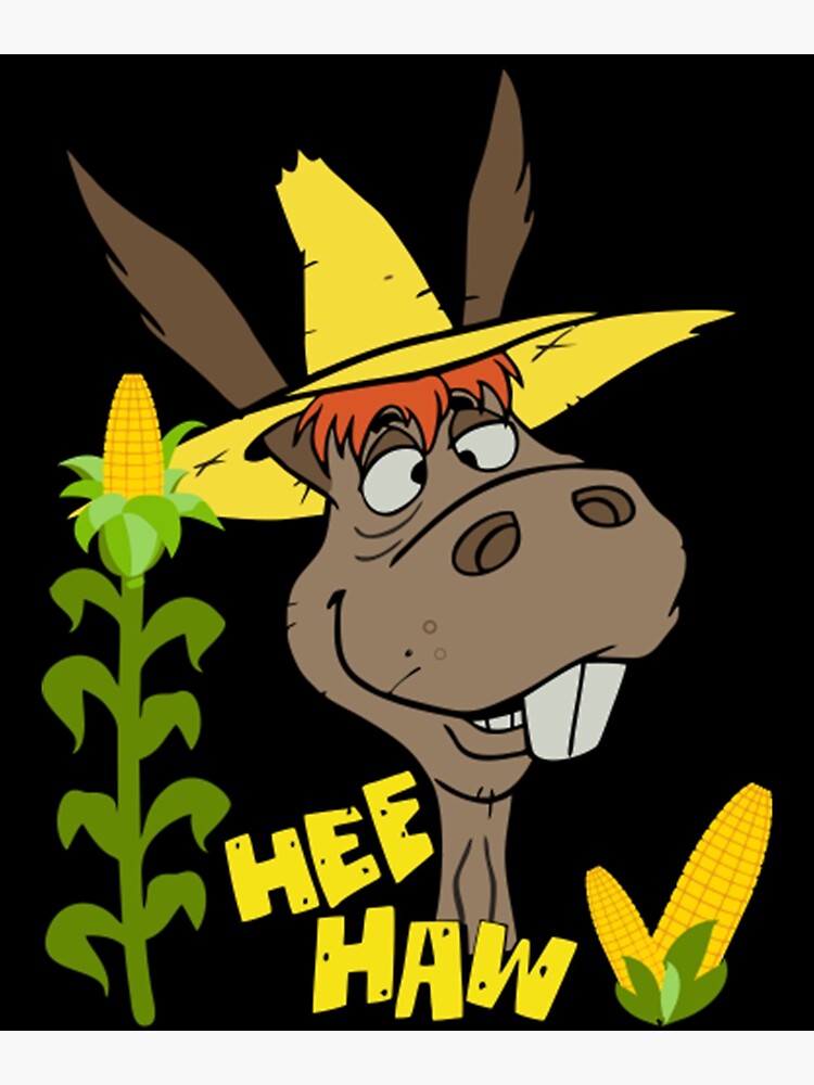 "Hee Haw Donkey Vintage " Poster for Sale by MartineReynolds | Redbubble