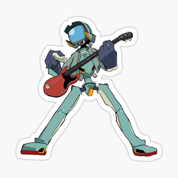 "FLCL Music Band " Sticker by XpressYoursef | Redbubble