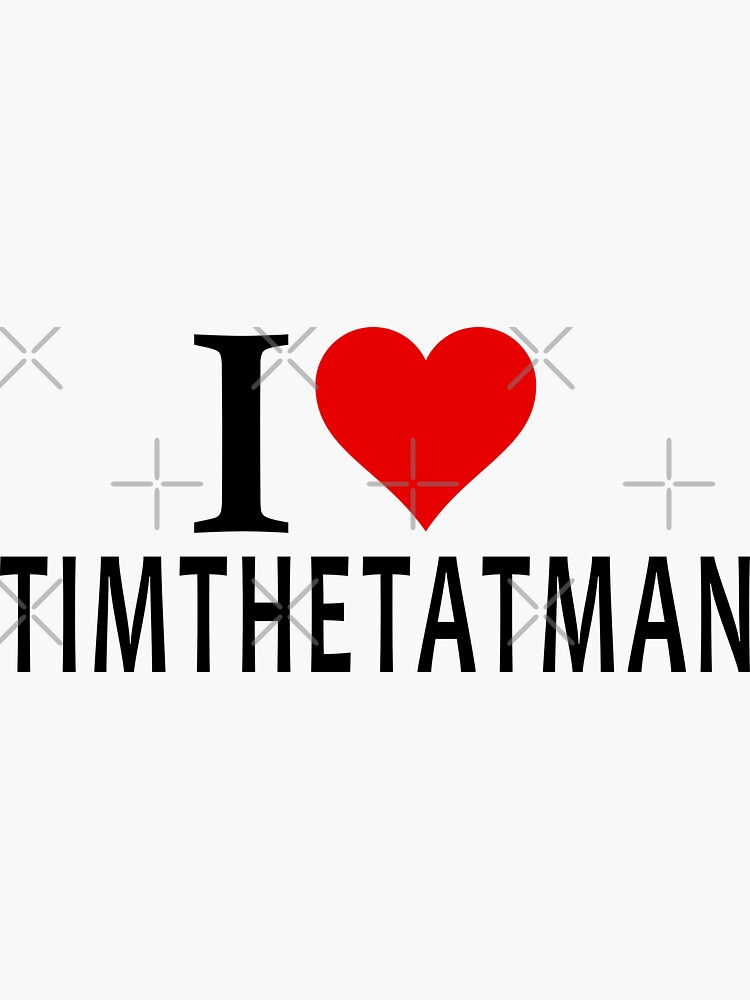 "Timthetatman" Sticker for Sale by lakshithared | Redbubble