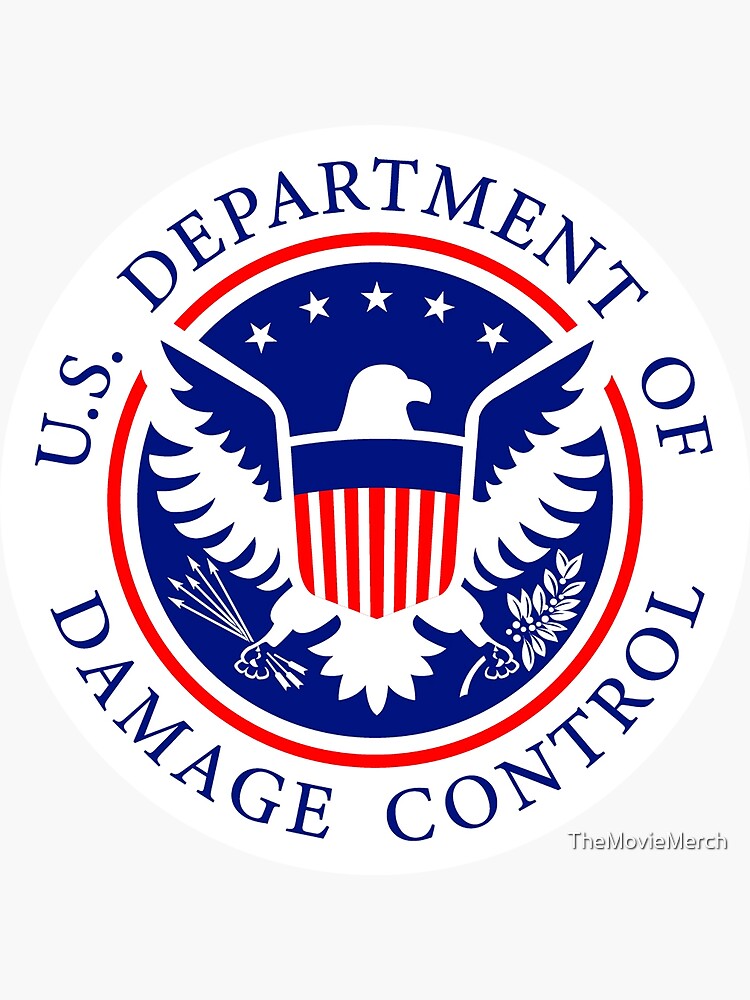 " United States Department of Damage Control Logo" Sticker by ...