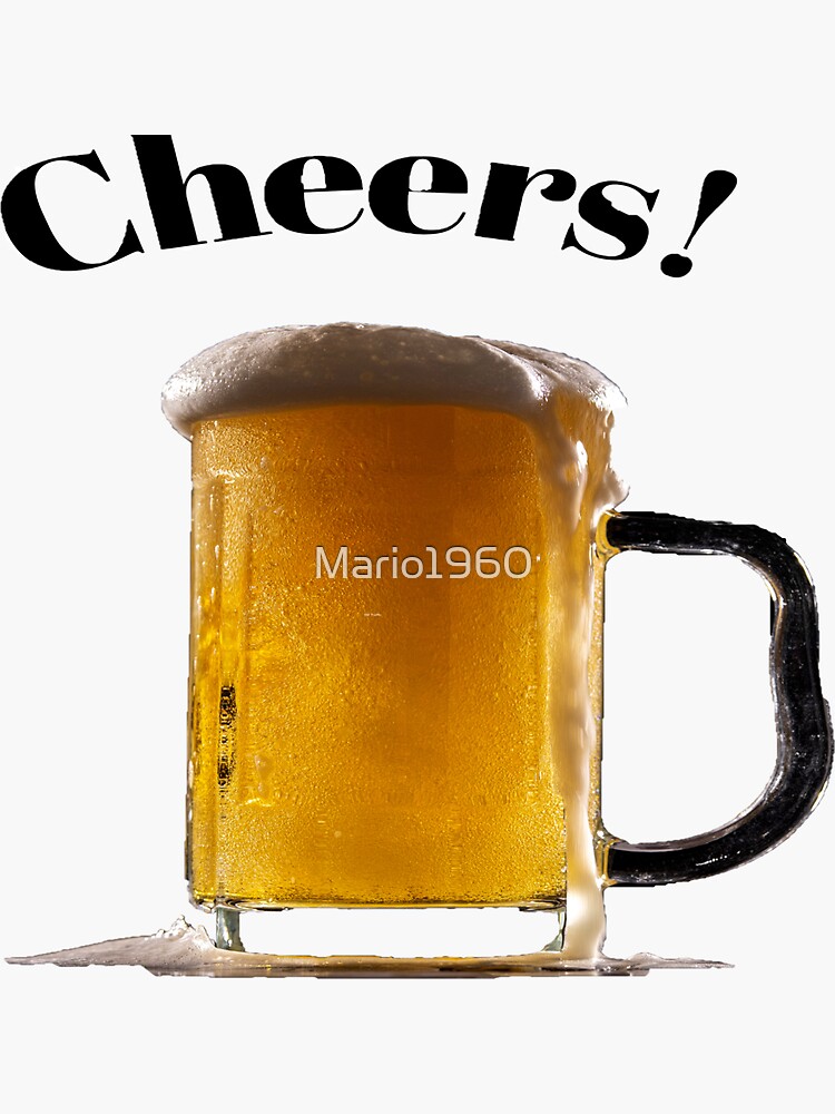 "cheers mate" Sticker for Sale by Mario1960 | Redbubble