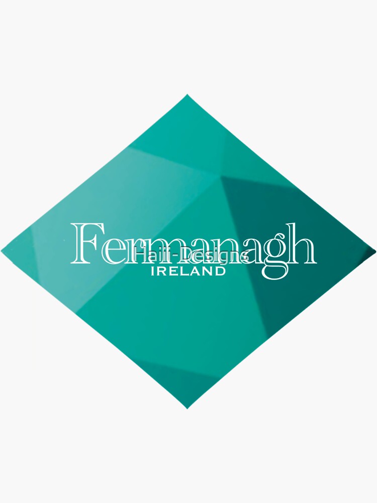 "Fermanagh ireland" Sticker by Haiii-Designs | Redbubble