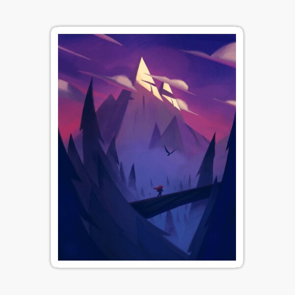"Celeste Game - Poster Poster" Sticker by curtisemery11 | Redbubble