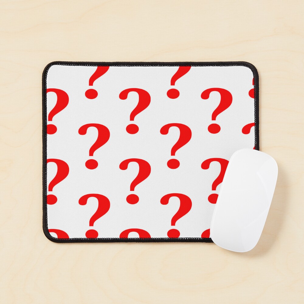 "The Riddle Question Mark Symbol Retro Red" Poster for Sale by Art Box ...