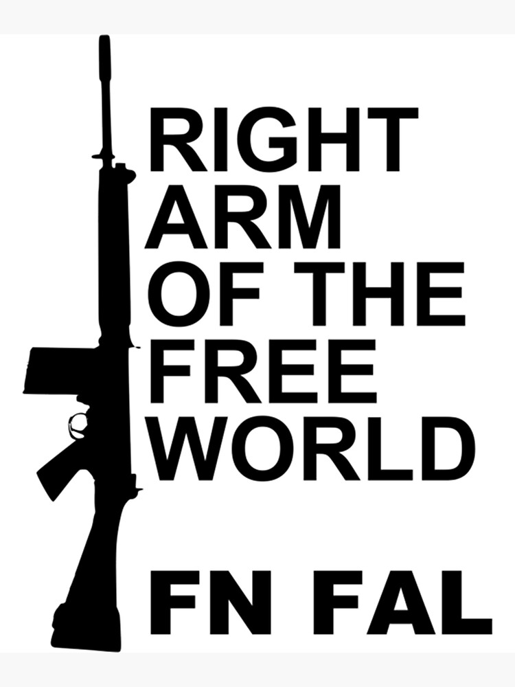 "FN FAL new " Poster for Sale by logeticTreasure | Redbubble