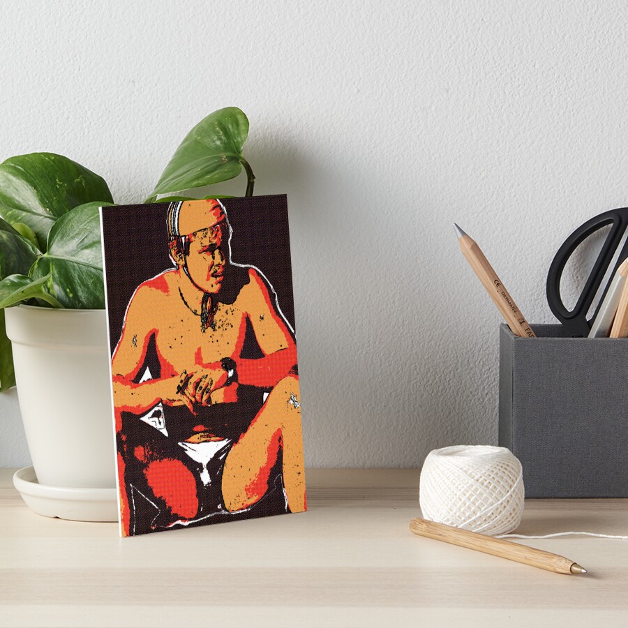 "Speedo Blooke Cartooon Abstract Artworrk" Art Board Print by matesart ...