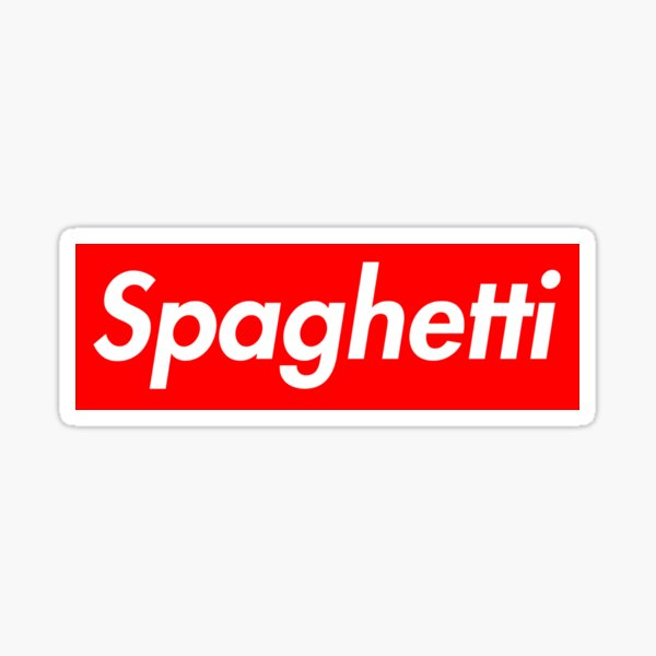 Spaghetti Stickers | Redbubble