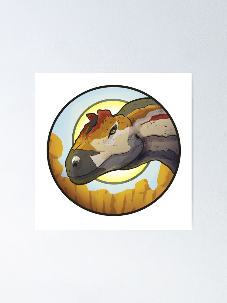 "Morrison Formation: Allosaurus Sticker" Poster by Marcus-harding ...