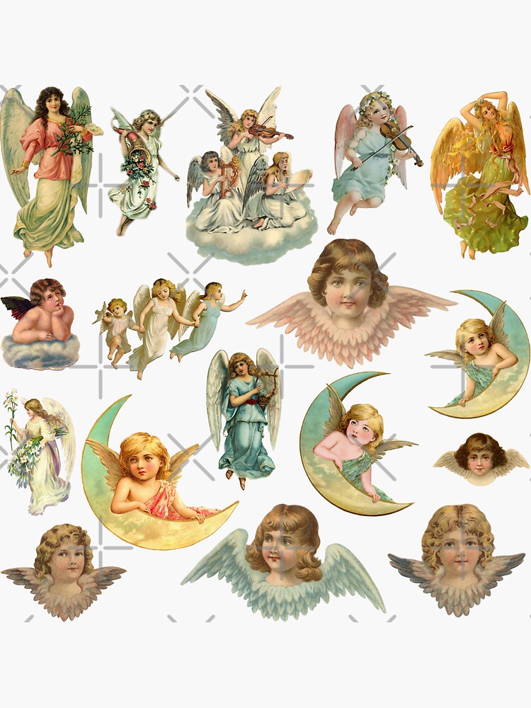 "Angels & Cherubs" Sticker by epitomegirl | Redbubble
