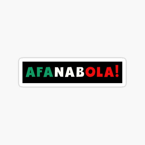 "Afanabola - Funny Italian Slang" Sticker by sabertones | Redbubble