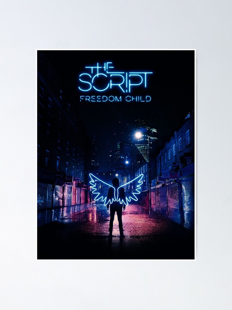 "Letter is the script logo for Music get freedom child" Poster by ...