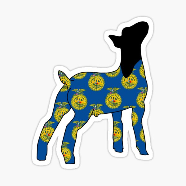 "FFA Goat Sticker" Sticker for Sale by kourtneyotte | Redbubble