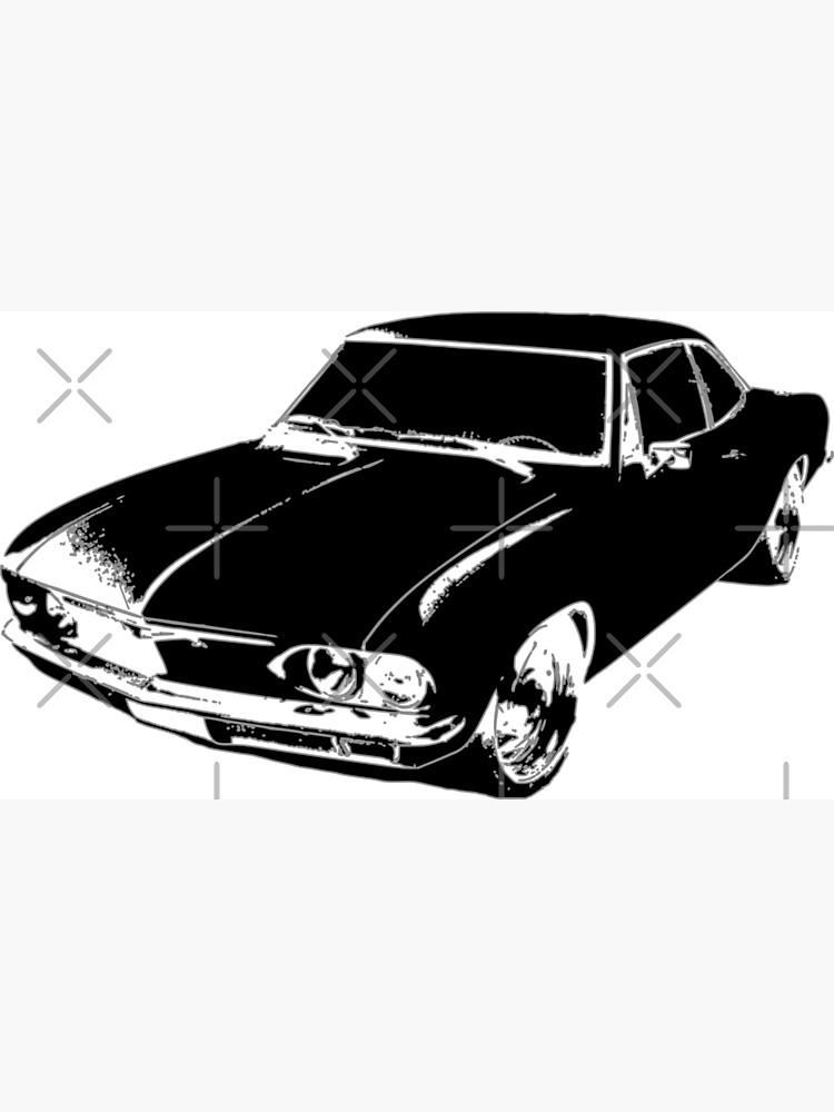 "Corvair late model 1965-1969 coupe" Photographic Print for Sale by ...
