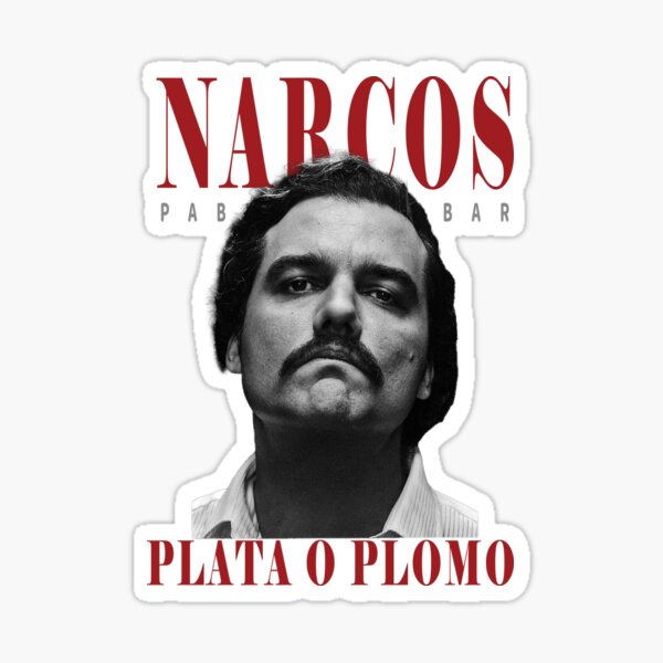 "narocs , pablo escobar tv show " Sticker by MAGICWORLD9 | Redbubble