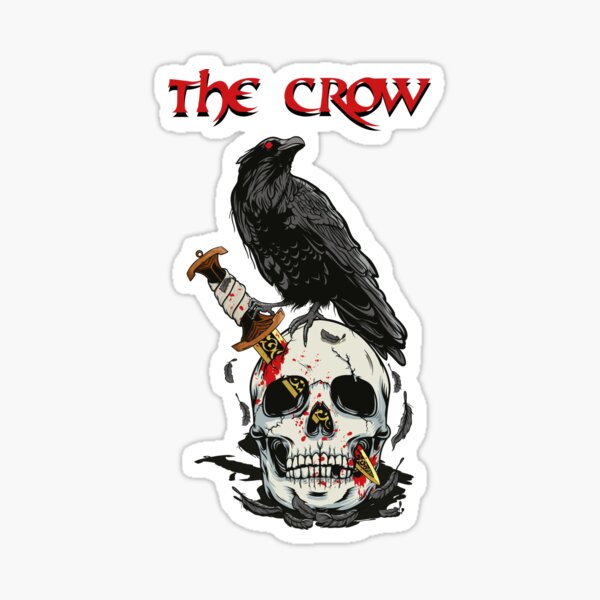 "The Crow" Sticker by Jools-57 | Redbubble