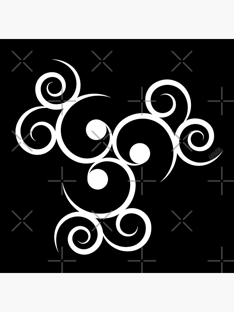 "Triskelsymbol Spiralkunstdesign Triskelion Triskele keltisches Symbol ...