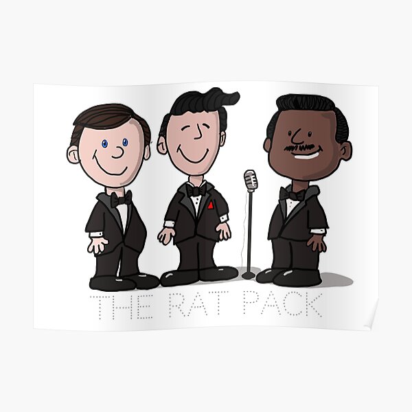 "The Rat Pack" Poster for Sale by TheArtery2010 | Redbubble