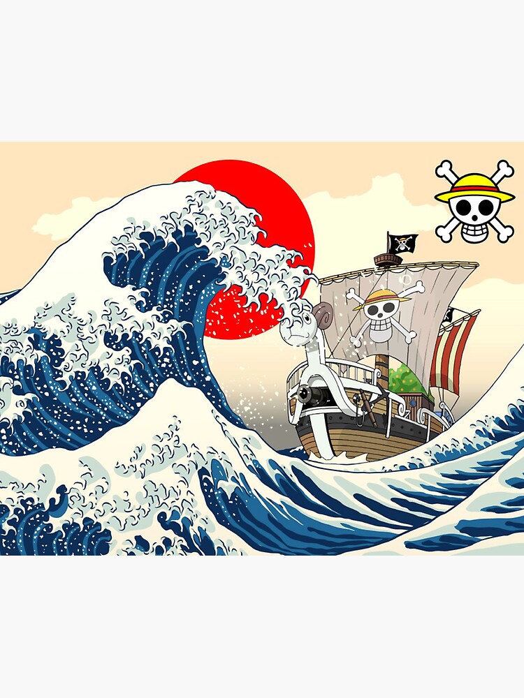 "Going Merry Wave -one piece" Sticker for Sale by Benjaminnnn | Redbubble