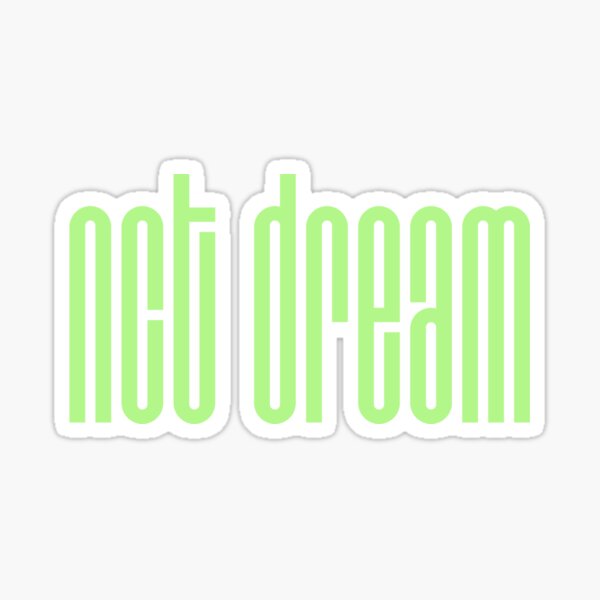 "NCT DREAM Logo - Green" Sticker for Sale by Going-Kokoshop | Redbubble