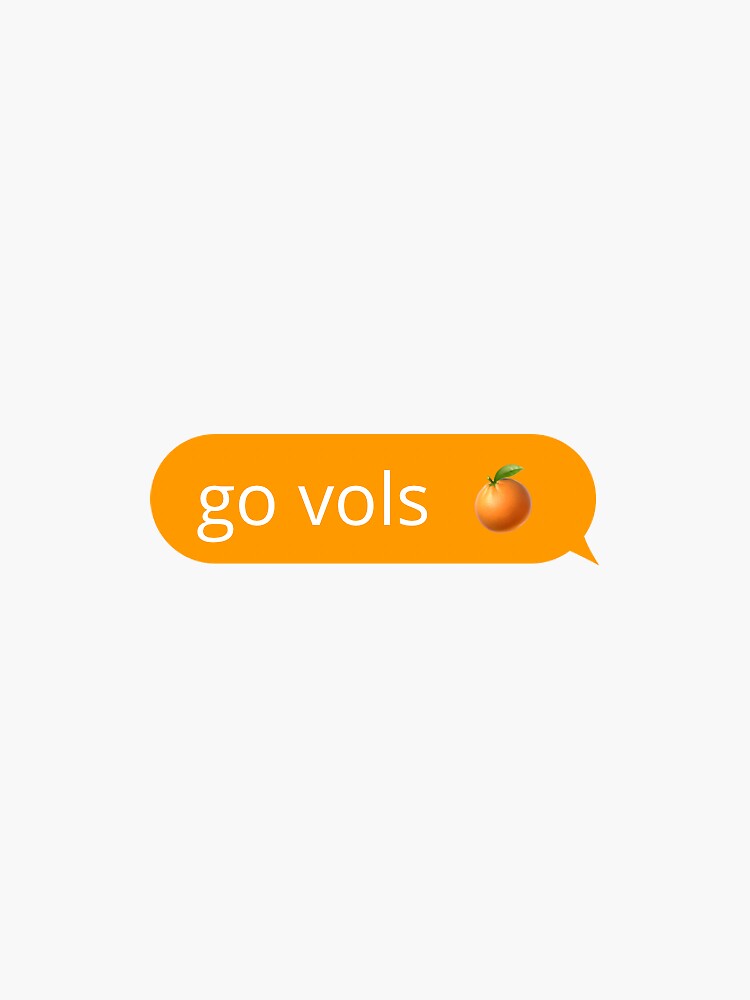 "Go Vols UTK Text Bubble" Sticker for Sale by NitWhits | Redbubble