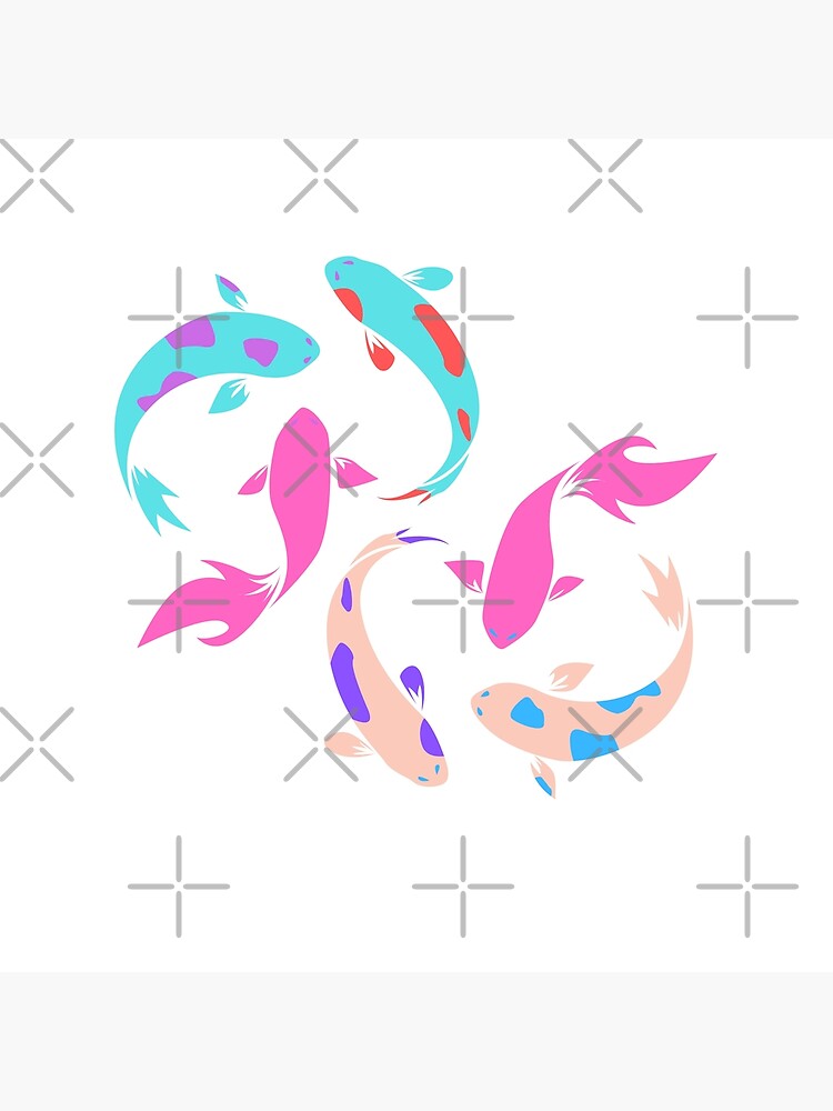 "koi fish - japanese" Poster for Sale by Cool-Mood | Redbubble