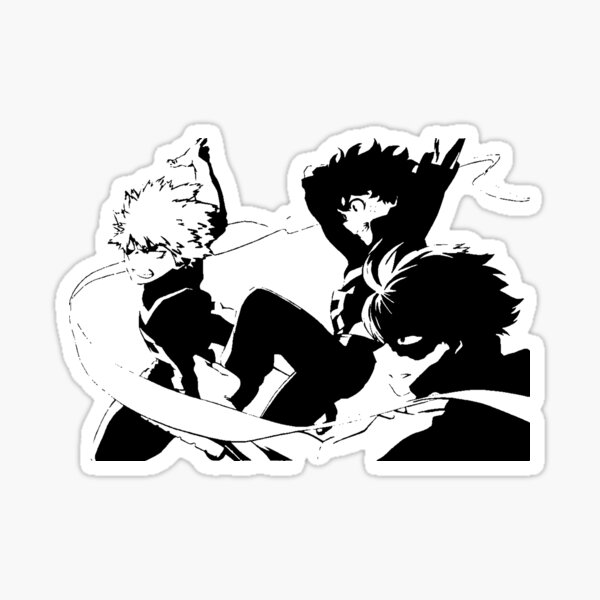 "Funny peeker anime Quotes Shoto Todoroki gifts design cool" Sticker by ...
