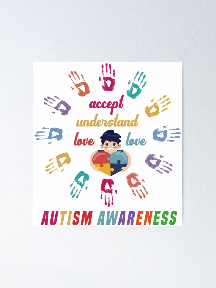 "accept understand love cute design for the World Autism Awareness ...