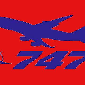 "747 LOGO " Sticker for Sale by Ljubomir Cvijovic | Redbubble