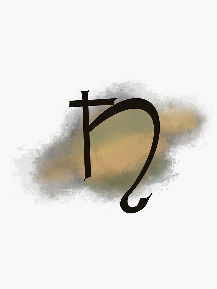 Pegatina «Glifos de planetas de astrología, Saturno, Carta natal ...