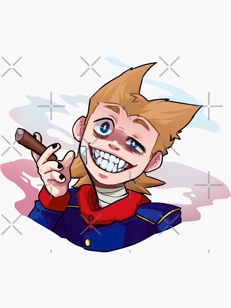 "Eddsworld Red leader" Sticker by Kookyan | Redbubble