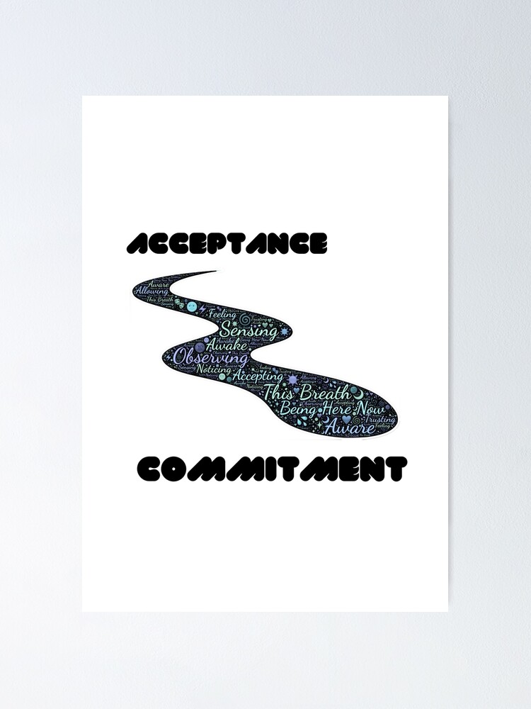 "Acceptance and Commitment Path" Poster for Sale by Vetivert | Redbubble