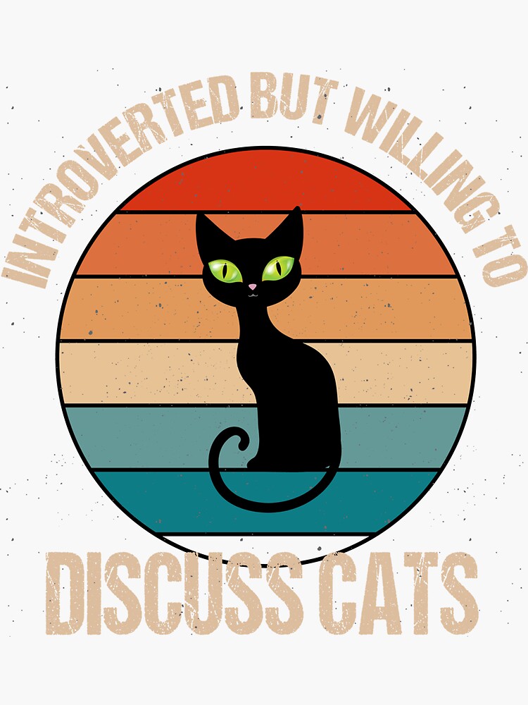 "Discus Cats" Sticker by ARENADESIGNER | Redbubble