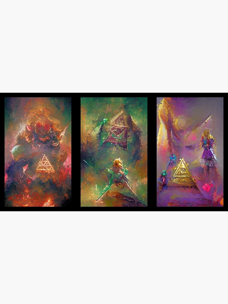 "Triptych - Power, Courage, Wisdom" Poster for Sale by VincentRubens | Redbubble