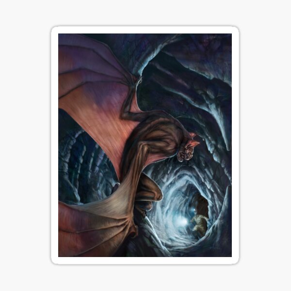 "Ahool- the Man-Bat cryptid" Sticker for Sale by BrittMartinArt | Redbubble