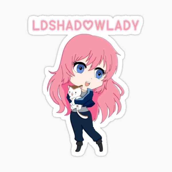 "ldshadowlady" Sticker by DZCD-- | Redbubble