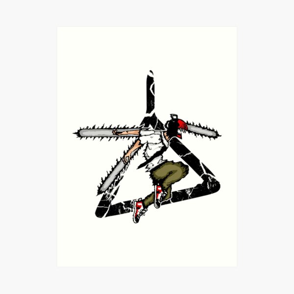 "Denji Chainsawman Pull Cord" Art Print for Sale by THEMADBRUSH | Redbubble