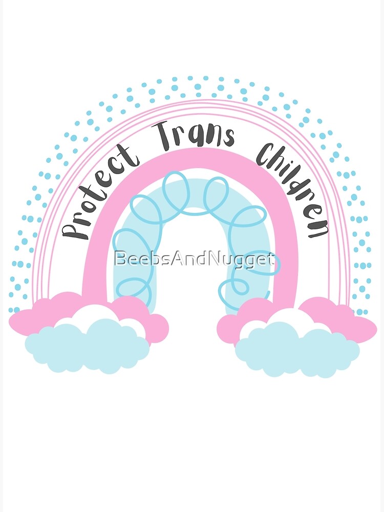 Póster «Protect Trans Children - Fun Rainbow Igualdad de derechos para ...