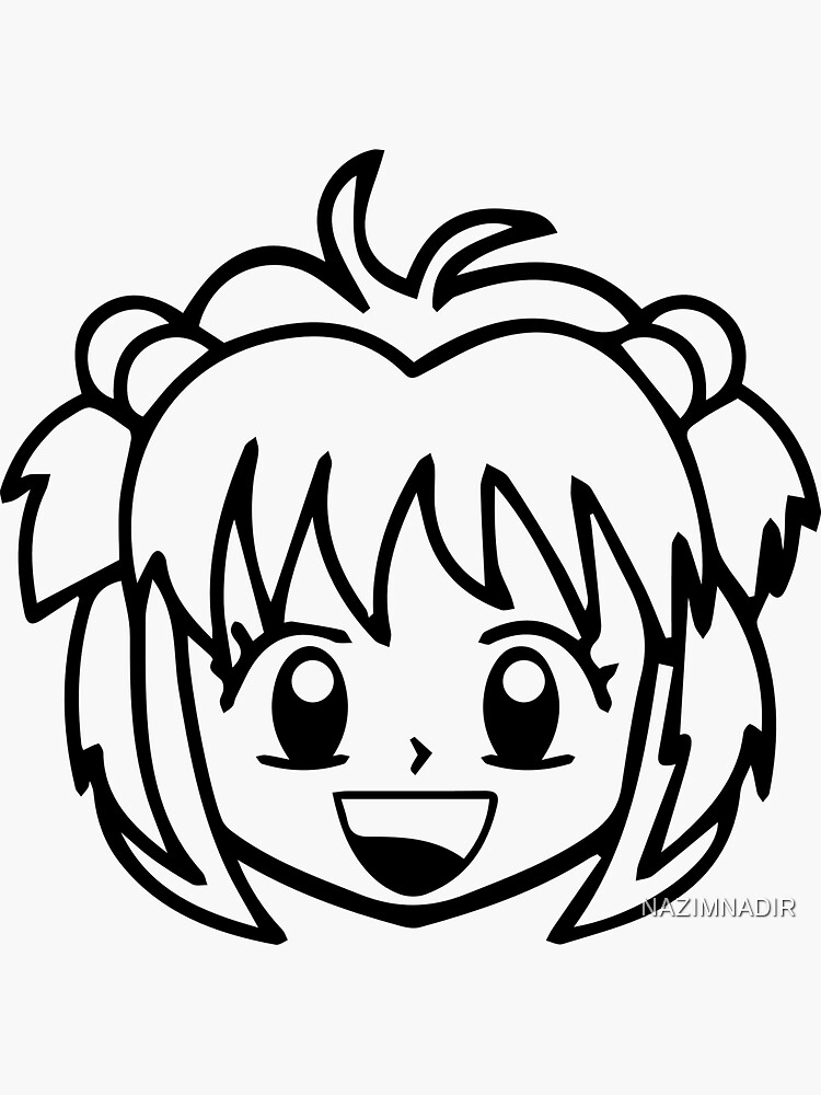 "Anime Nods" Sticker by NAZIMNADIR | Redbubble