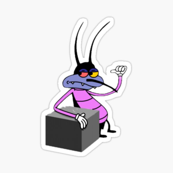 "Oggy and the Cockroaches" Sticker by alice004 | Redbubble