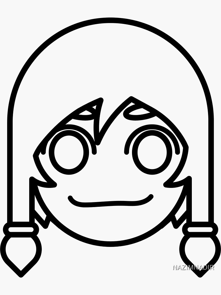 "Anime Nods" Sticker by NAZIMNADIR | Redbubble