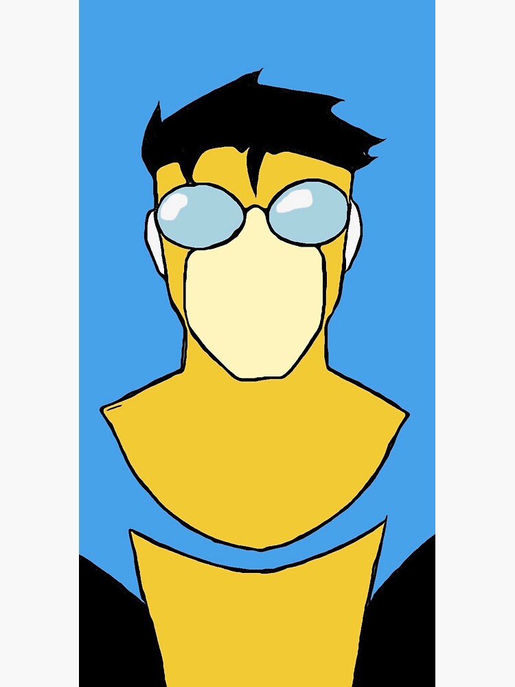 "Invincible Mark Grayson" Sticker by ArtofAnderson | Redbubble
