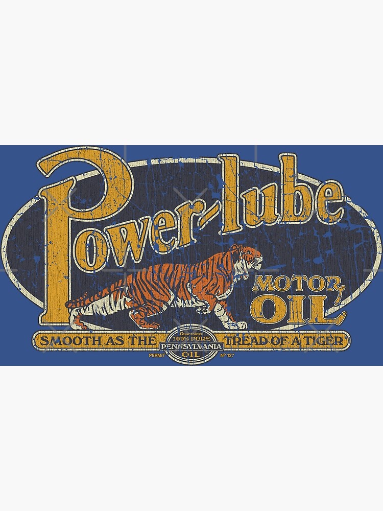 "Power-Lube Motor Oil 1930" Poster for Sale by AstroZombie6669 | Redbubble