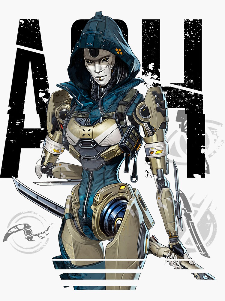 "Apex Legends Ash Middle" Sticker by trino21 | Redbubble