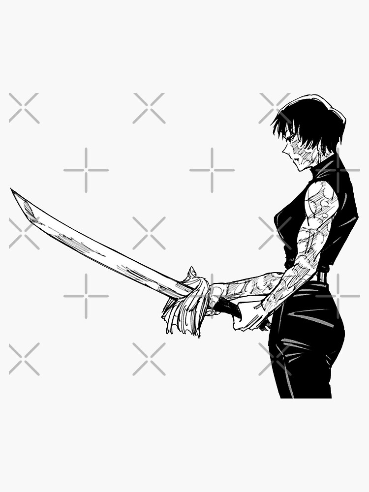 "Maki zenin JJK" Sticker by AnimeVision | Redbubble