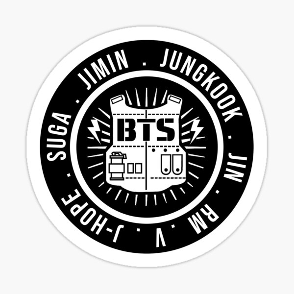 "Shield Army BTS Kpop - bangtan boys" Sticker by Zadshieli | Redbubble
