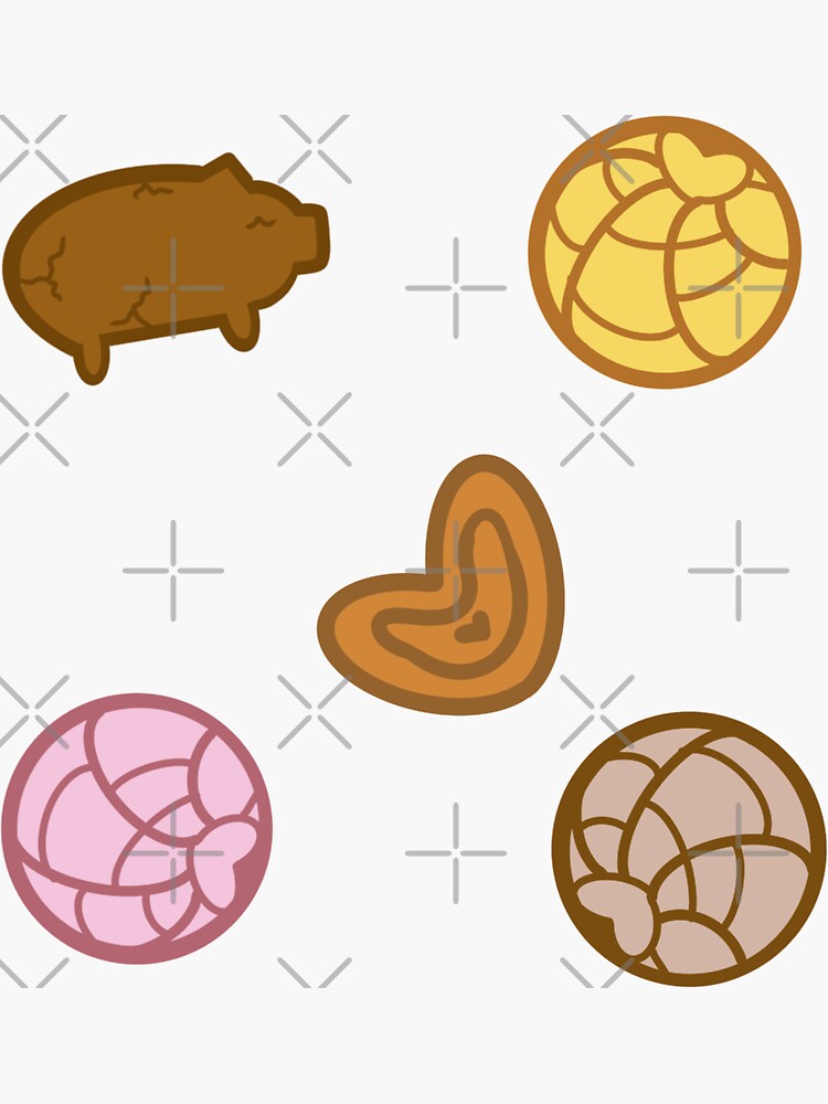 "Pan Dulce" Sticker by VexingBunny | Redbubble